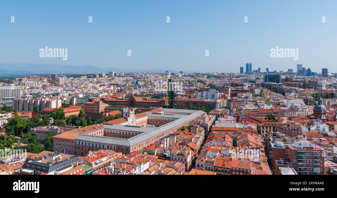 Aerial view madrid hi-res stock photography and images - Alamy