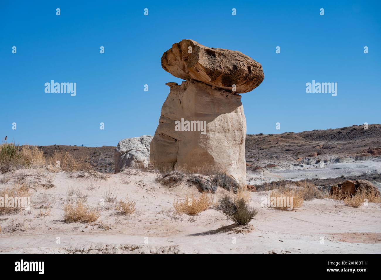 Toadstool rock formation - Grand Staircase Escalante National Monument ...