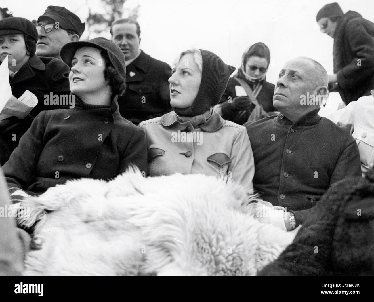 ERICH von STROHEIM with Miss MARJORIE MACINTOSH and Miss TESSA ...