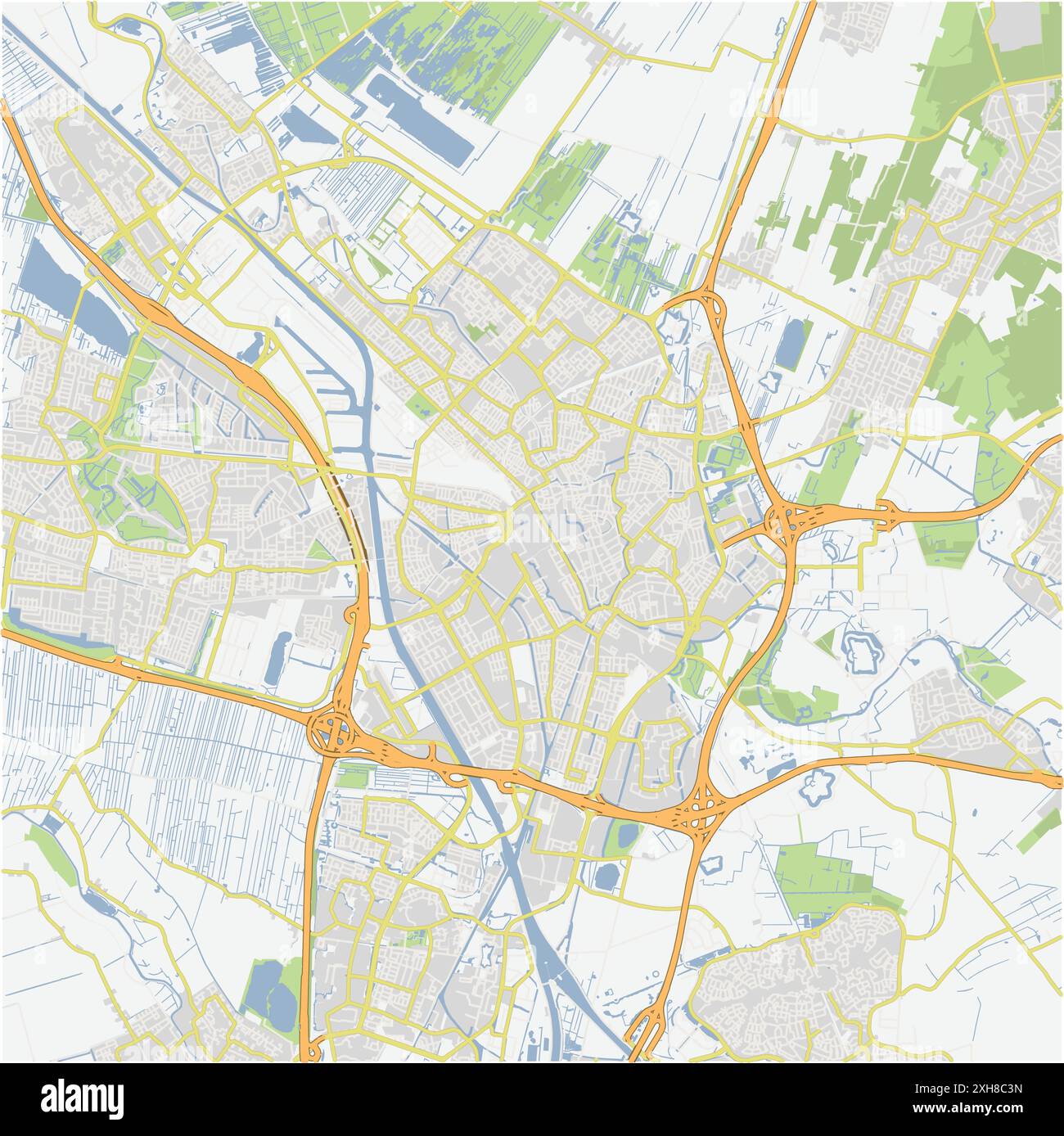 Utrecht aerial Stock Vector Images - Alamy