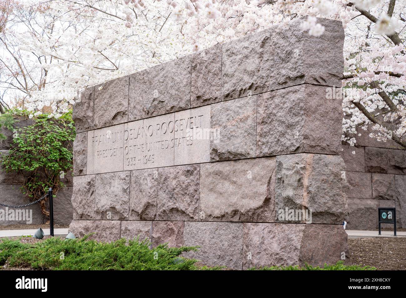 Washington, DC - March 22, 2024: Franklin Delano Roosevelt Memorial ...
