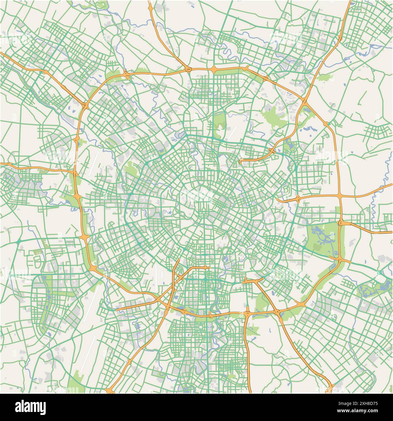Map of chengdu hi-res stock photography and images - Alamy