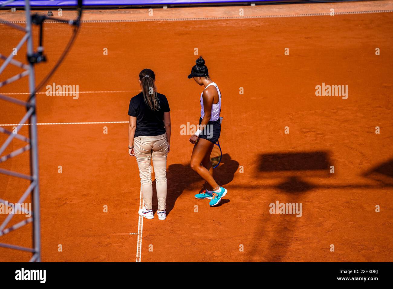 Båstad, WTA 125, Sweden, 07 12 2024, Ann Li won in 2 sets. Ann Li Stock ...