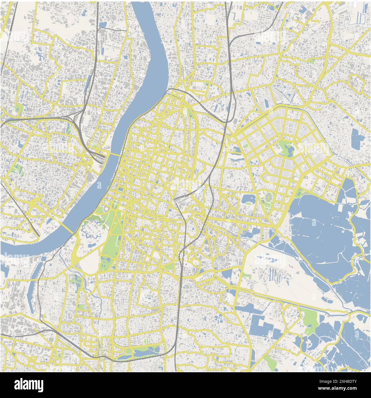 Map of kolkata hi-res stock photography and images - Alamy
