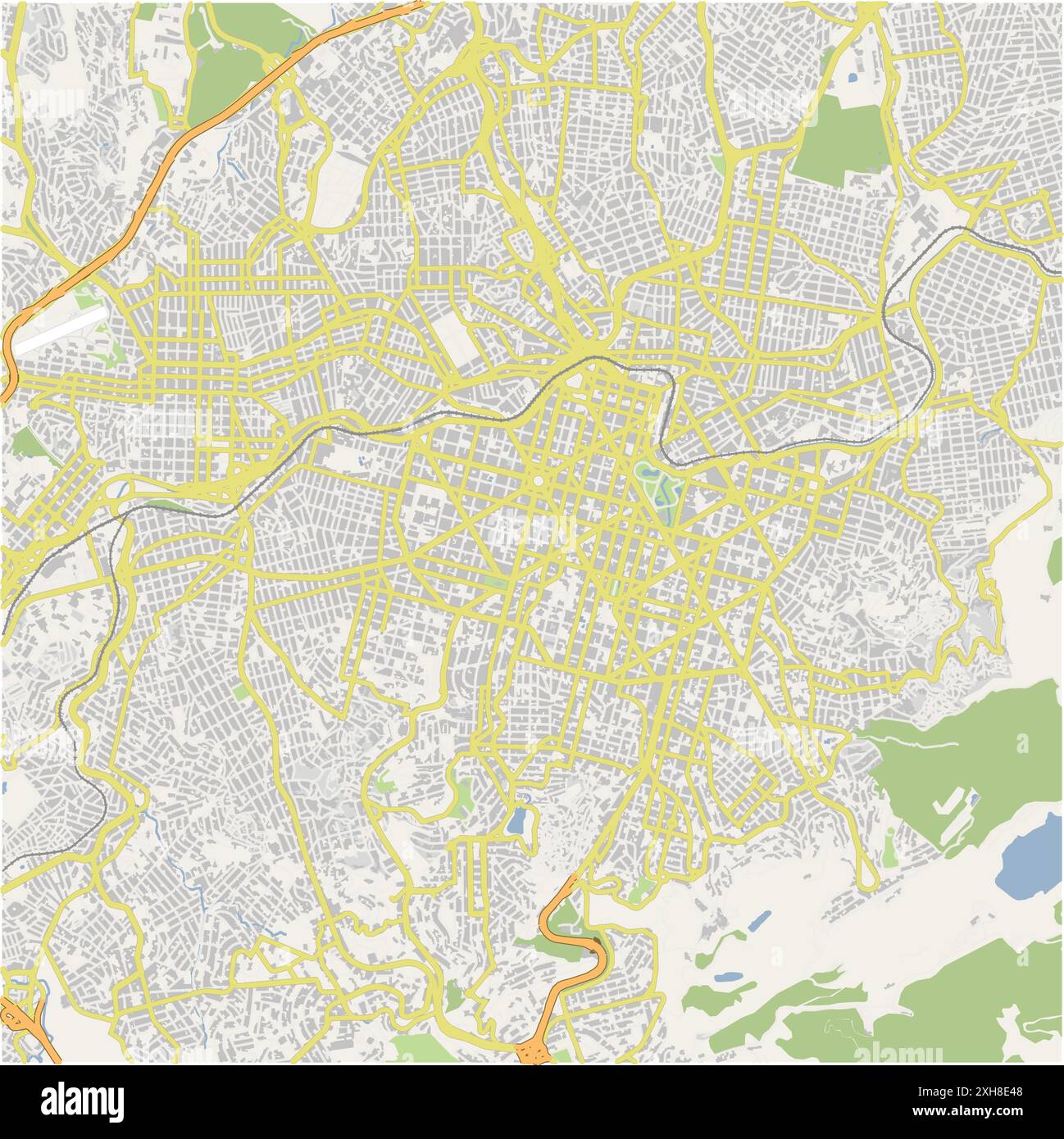 Map of belo horizonte hi-res stock photography and images - Alamy