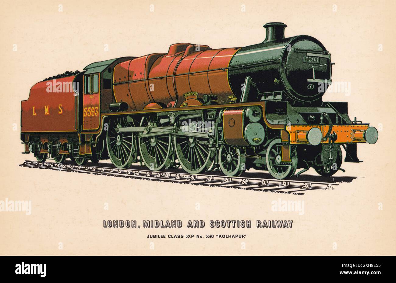 London, Midland and Scottish Railway - Jubilee Class 5XP No. 5593 ...