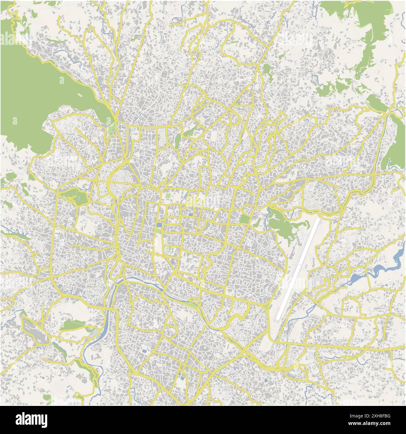 Kathmandu nepal maps cartography geography Stock Vector Images - Alamy