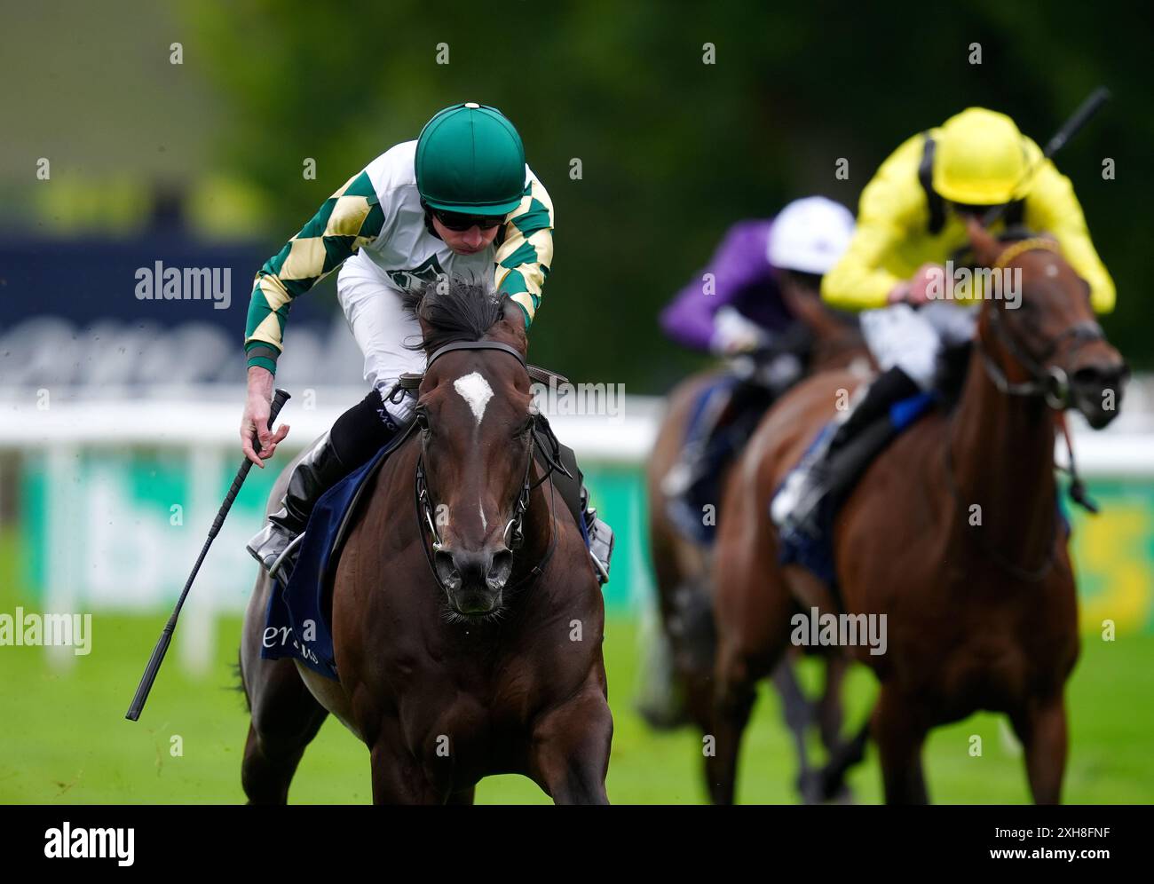 Porta Fortuna ridden by Ryan Moore coming home to win the Tattersalls ...