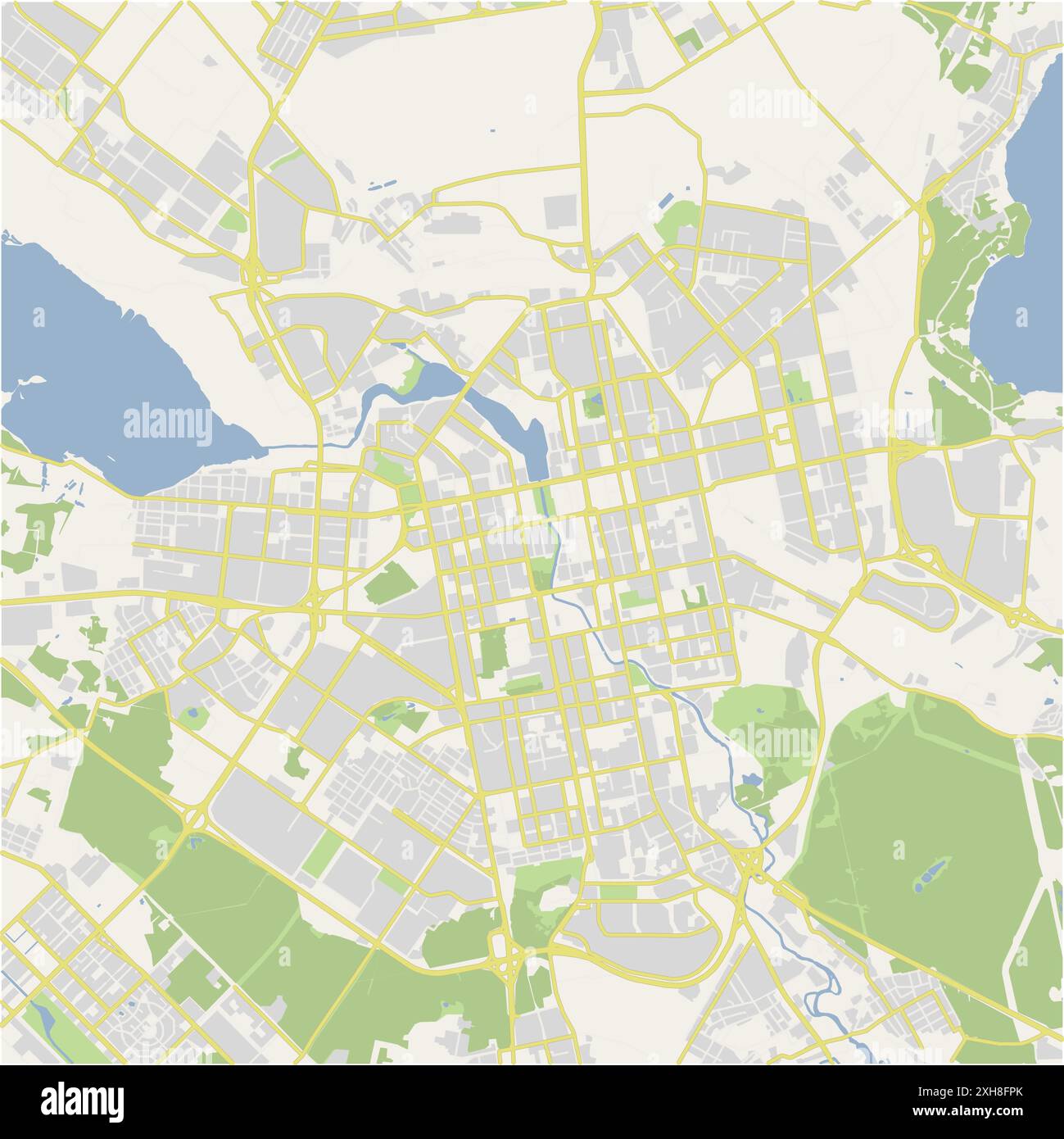 Map of yekaterinburg Stock Vector Images - Alamy