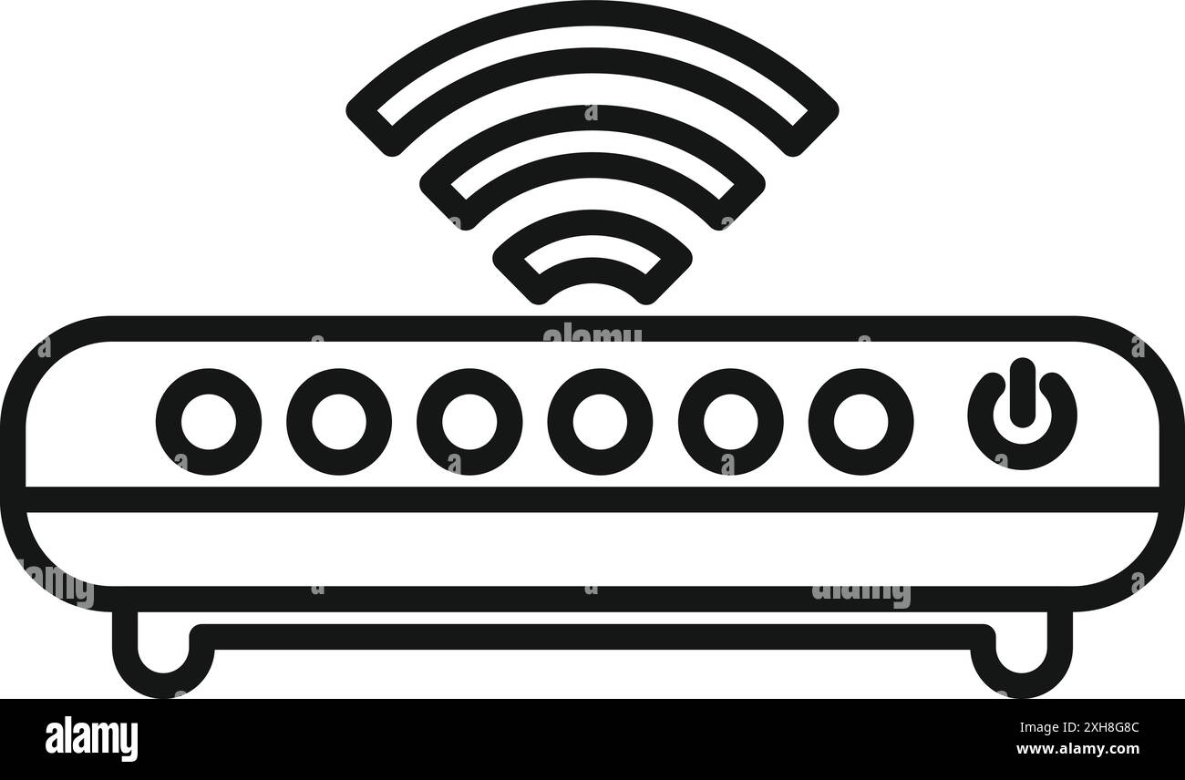 Router providing a strong wifi signal connection for multiple users ...