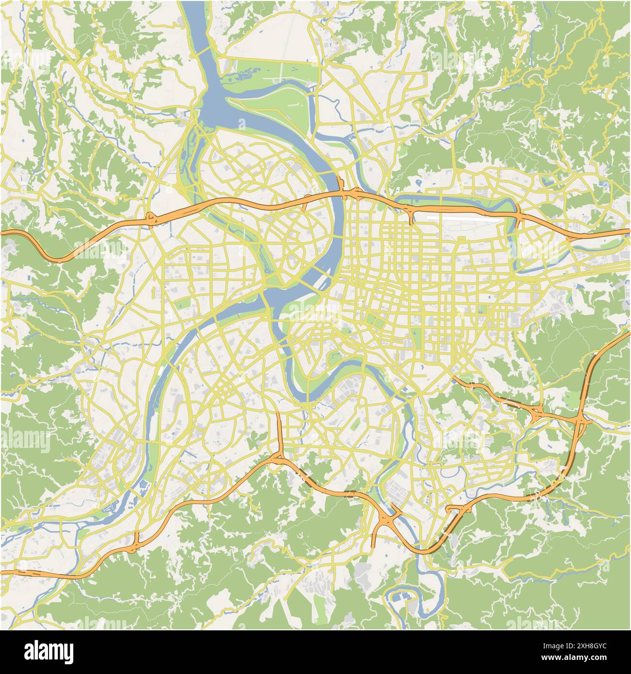 Map of taipei hi-res stock photography and images - Alamy