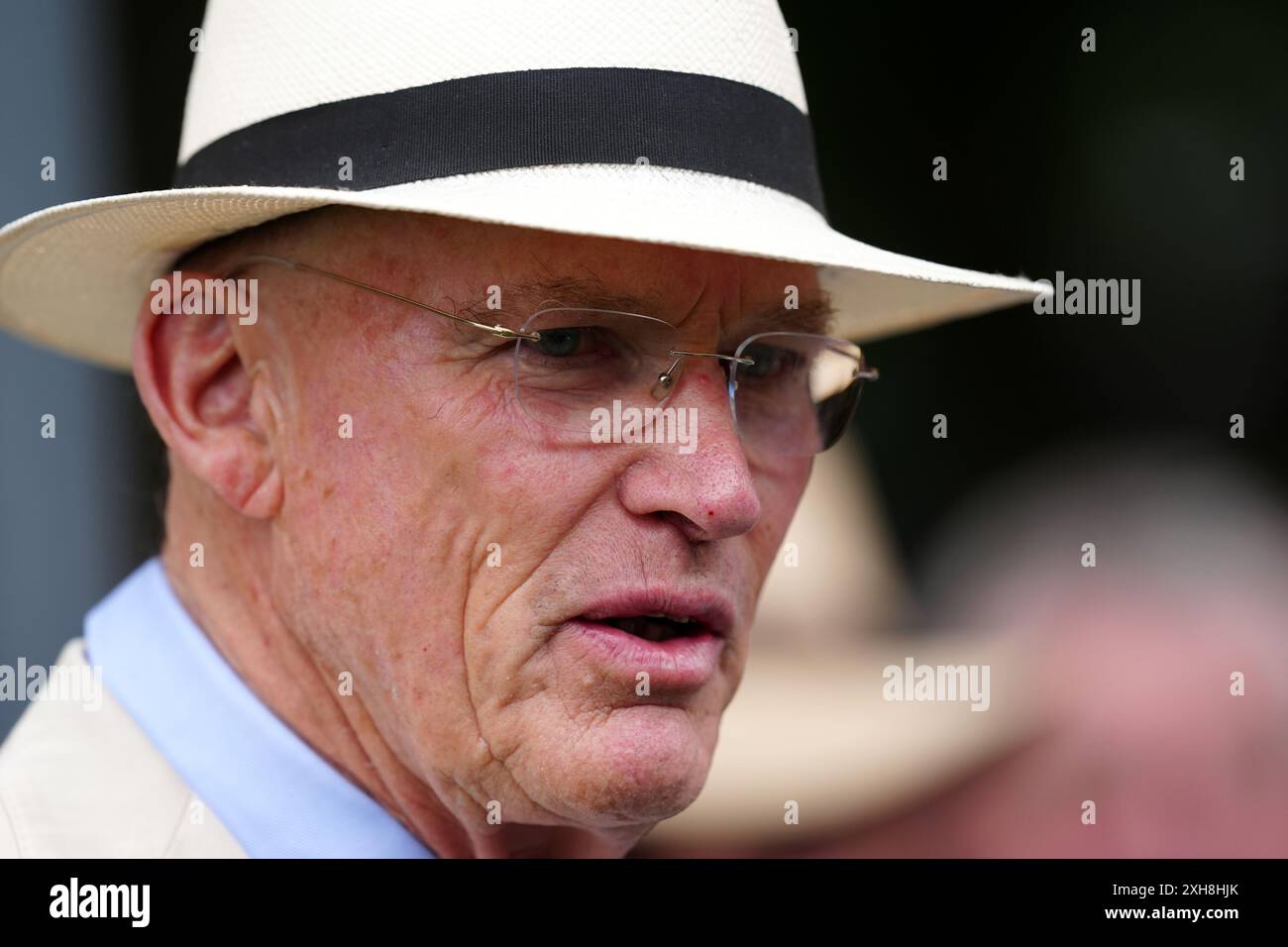 Horse trainer John Gosden on Festival Friday during The July Festival ...