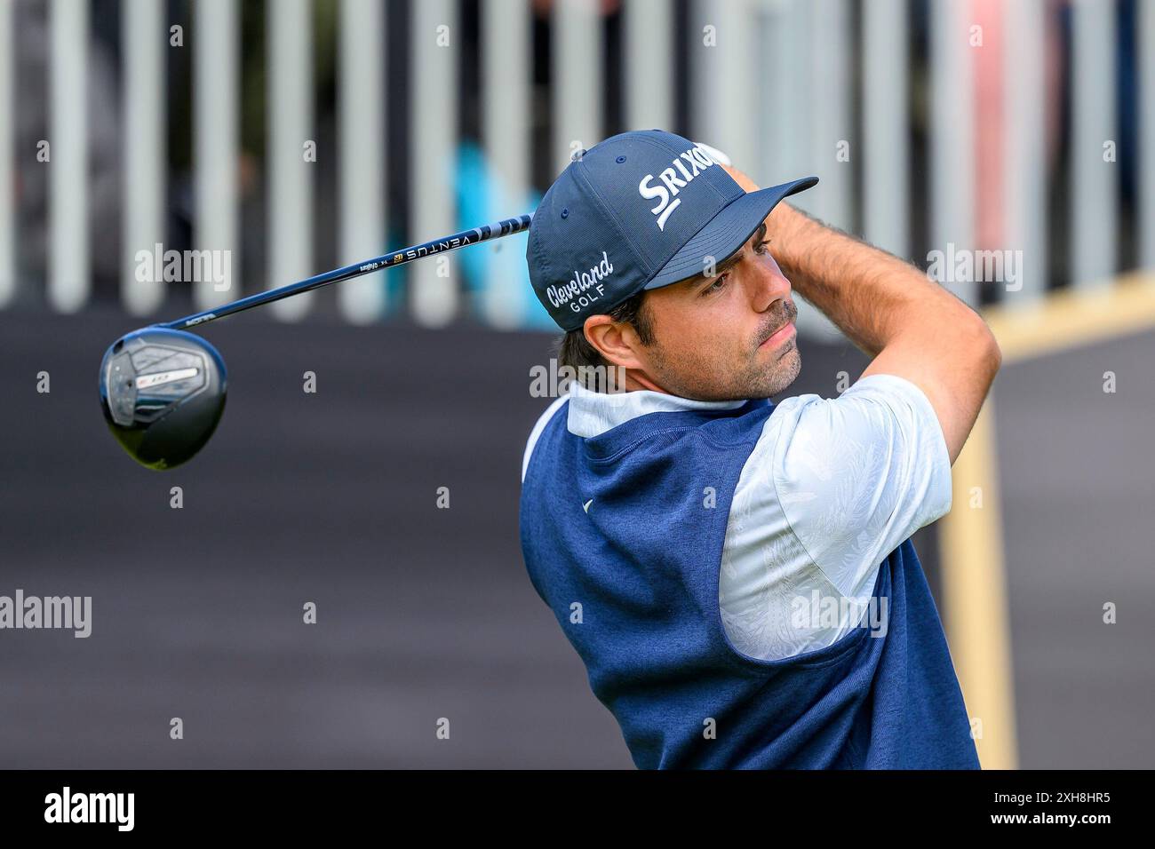 Alejandro Del Rey on the 1st hole during day two of the Genesis ...