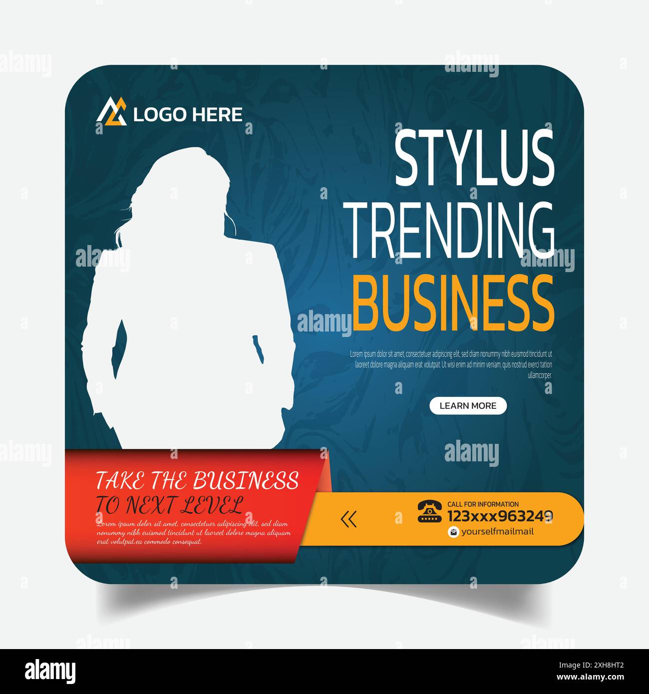 Tidy Trending Social Media Post Design Banner Stock Vector Image & Art ...