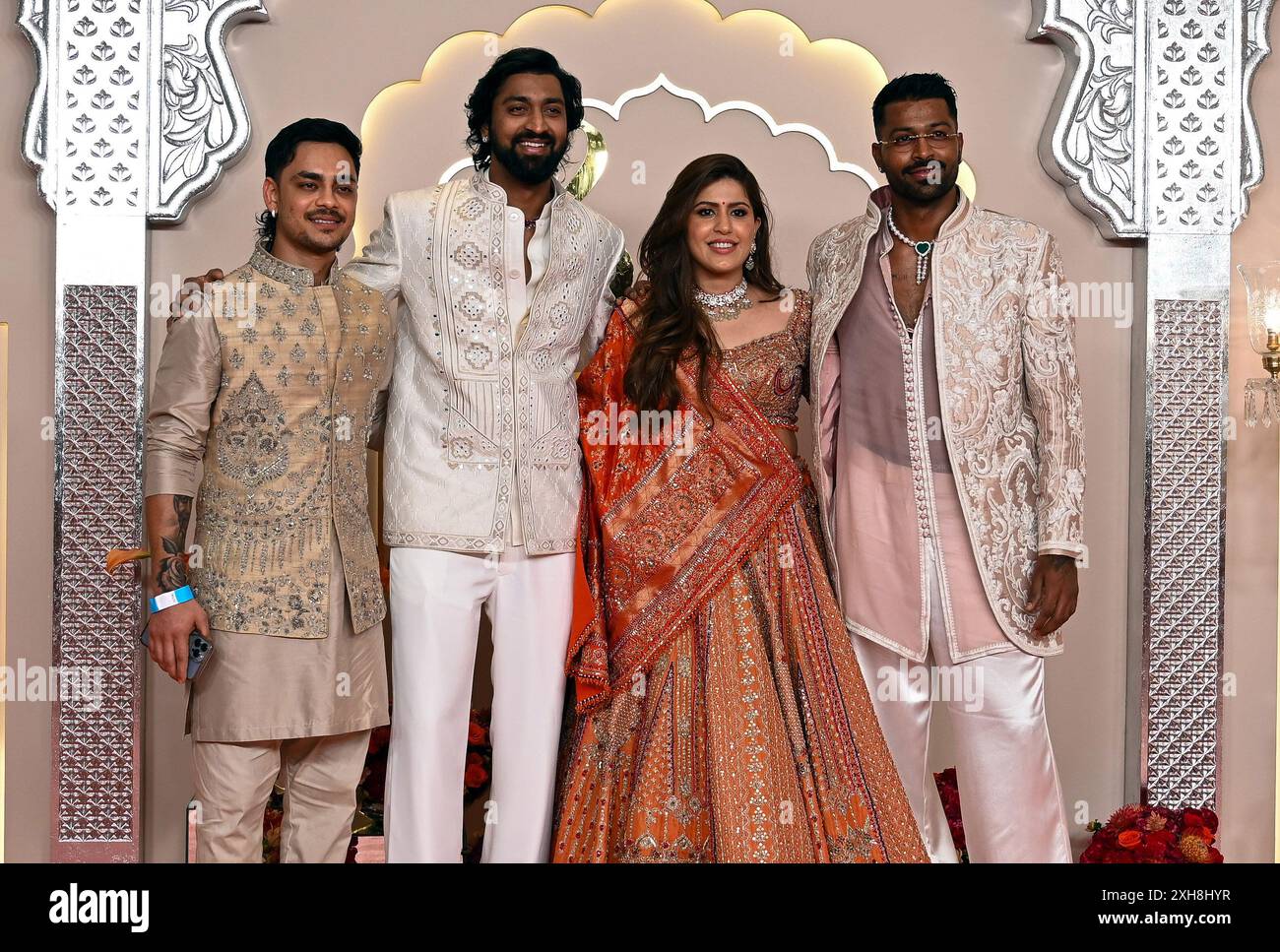 MUMBAI, INDIA - JULY 12: Indian cricketer Hardik Pandya, Kunal Pandya ...