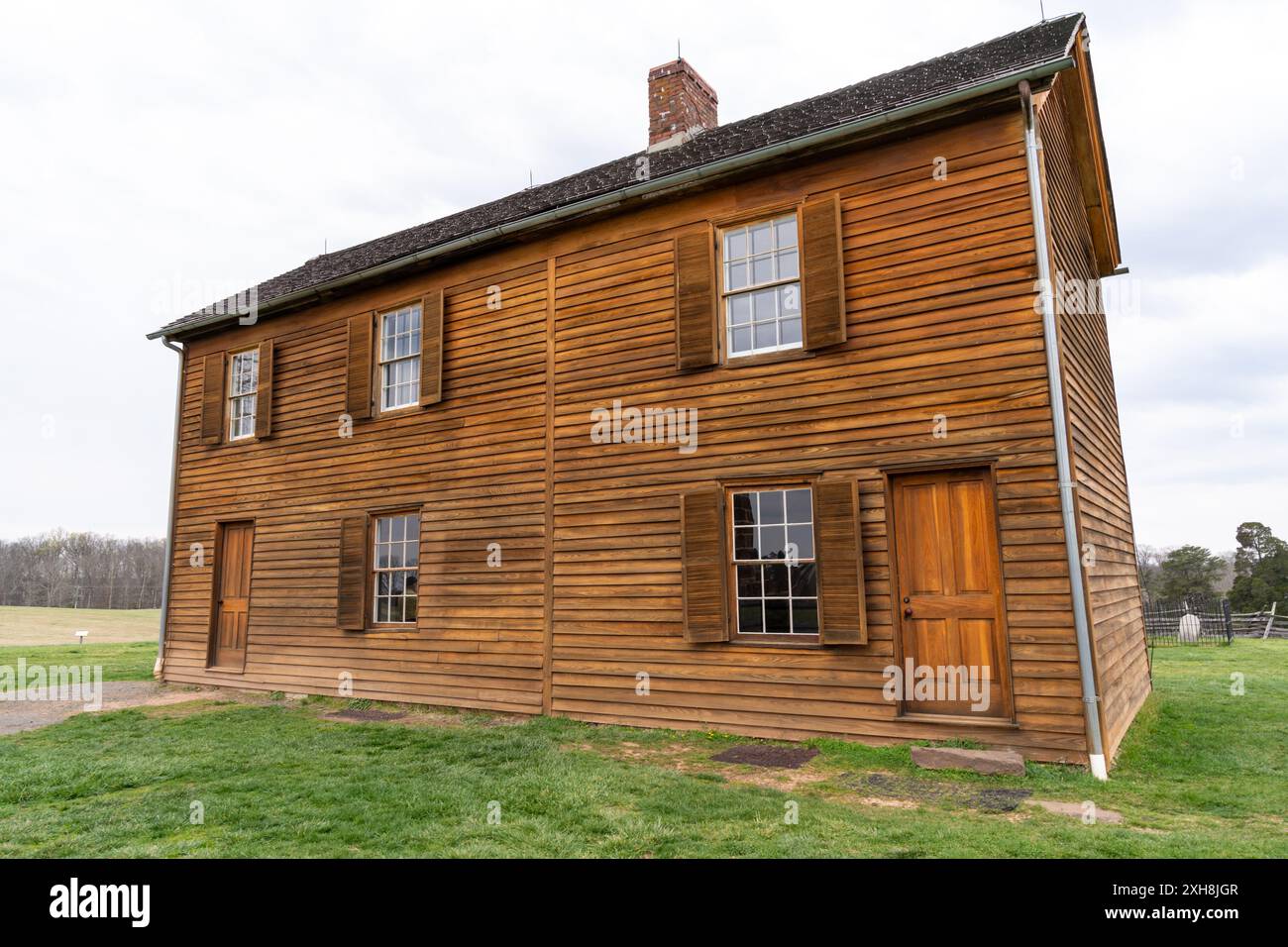 The Henry House on Henry Hill at Manassas National Battlefield Park in ...