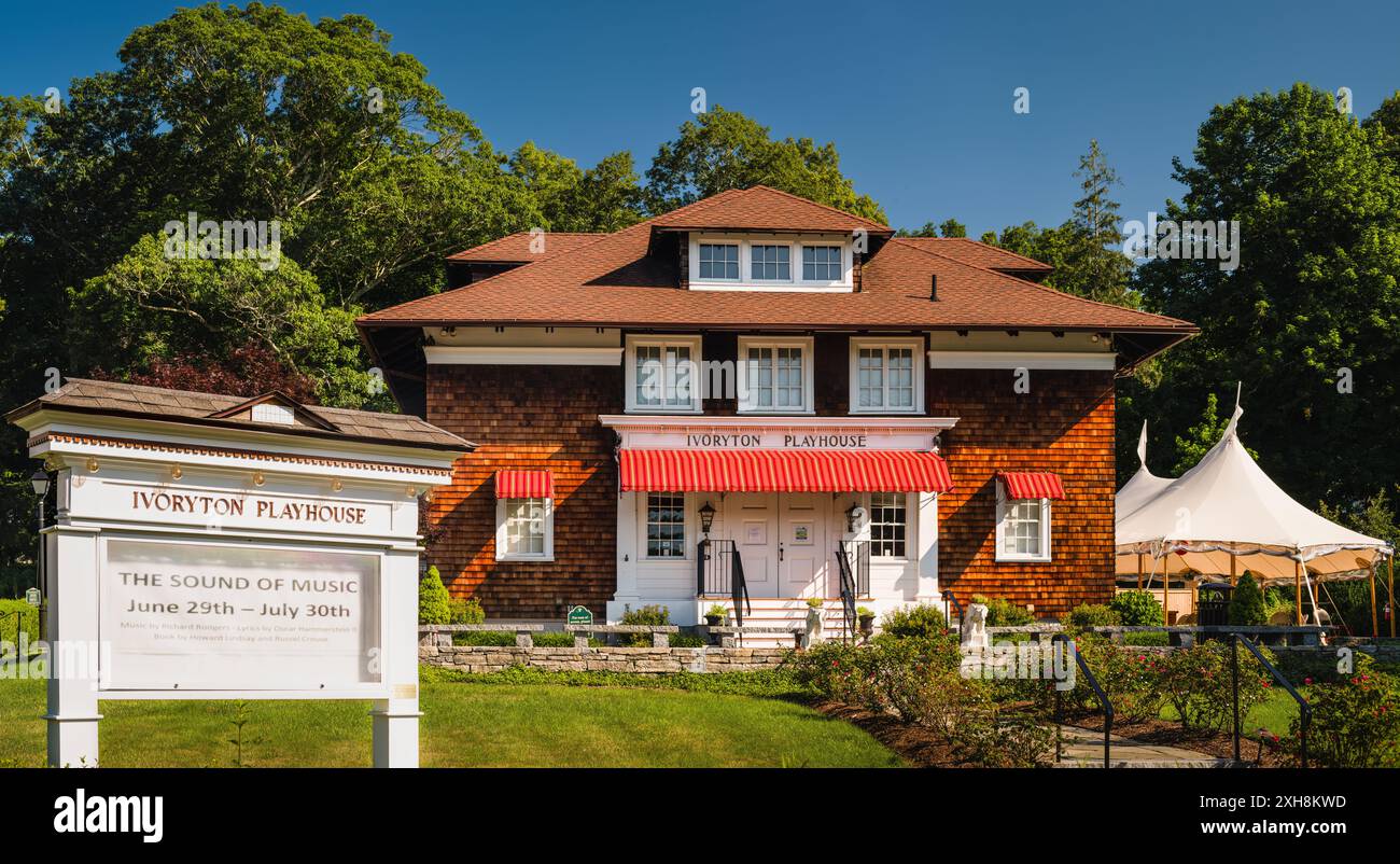 Ivoryton Playhouse Ivoryton, Connecticut, USA Stock Photo - Alamy