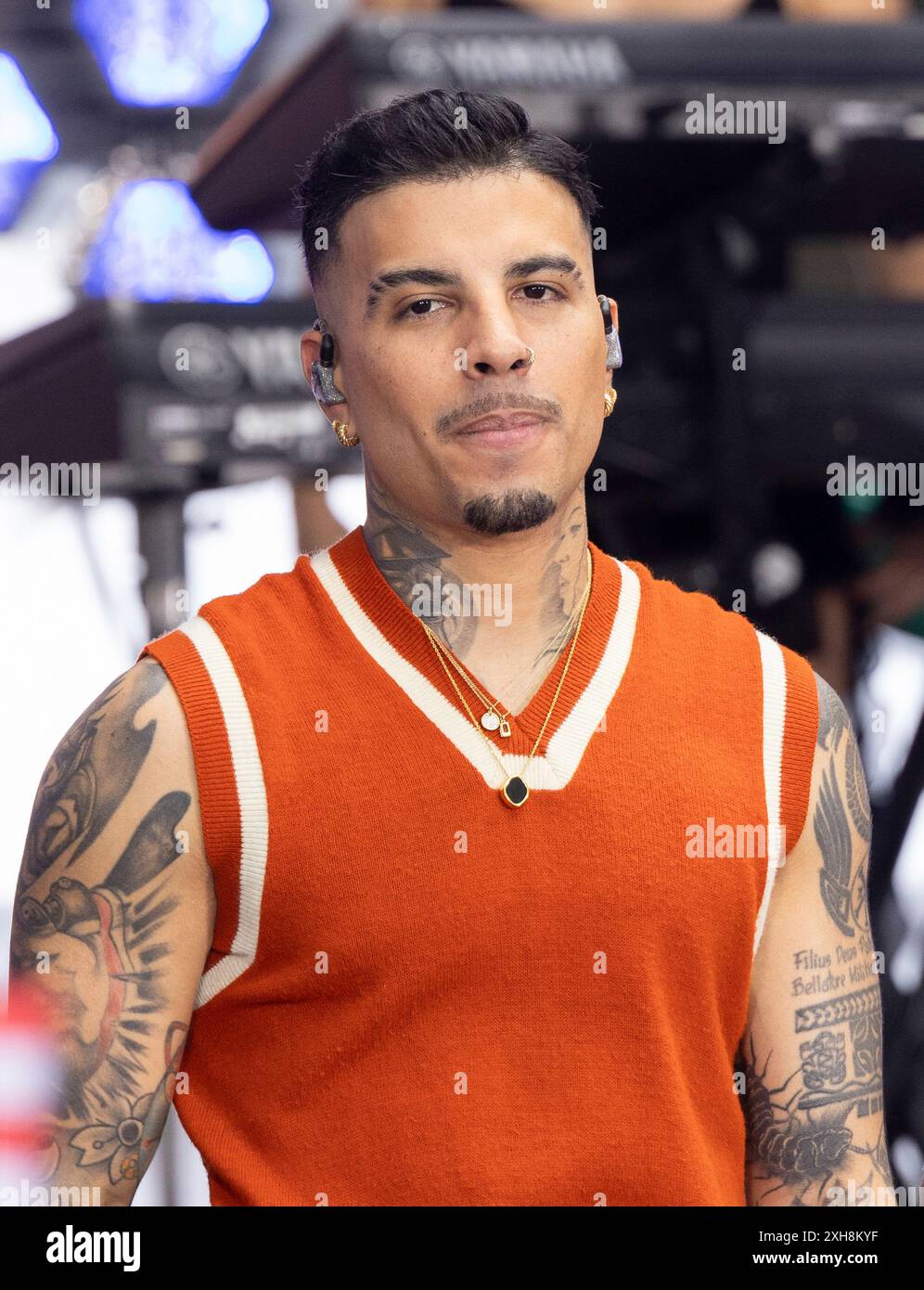 Puerto Rican singer Rauw Alejandro performs on NBC's Today show at ...