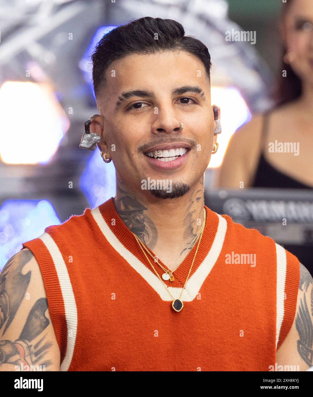 Puerto Rican singer Rauw Alejandro performs on NBC's Today show at ...