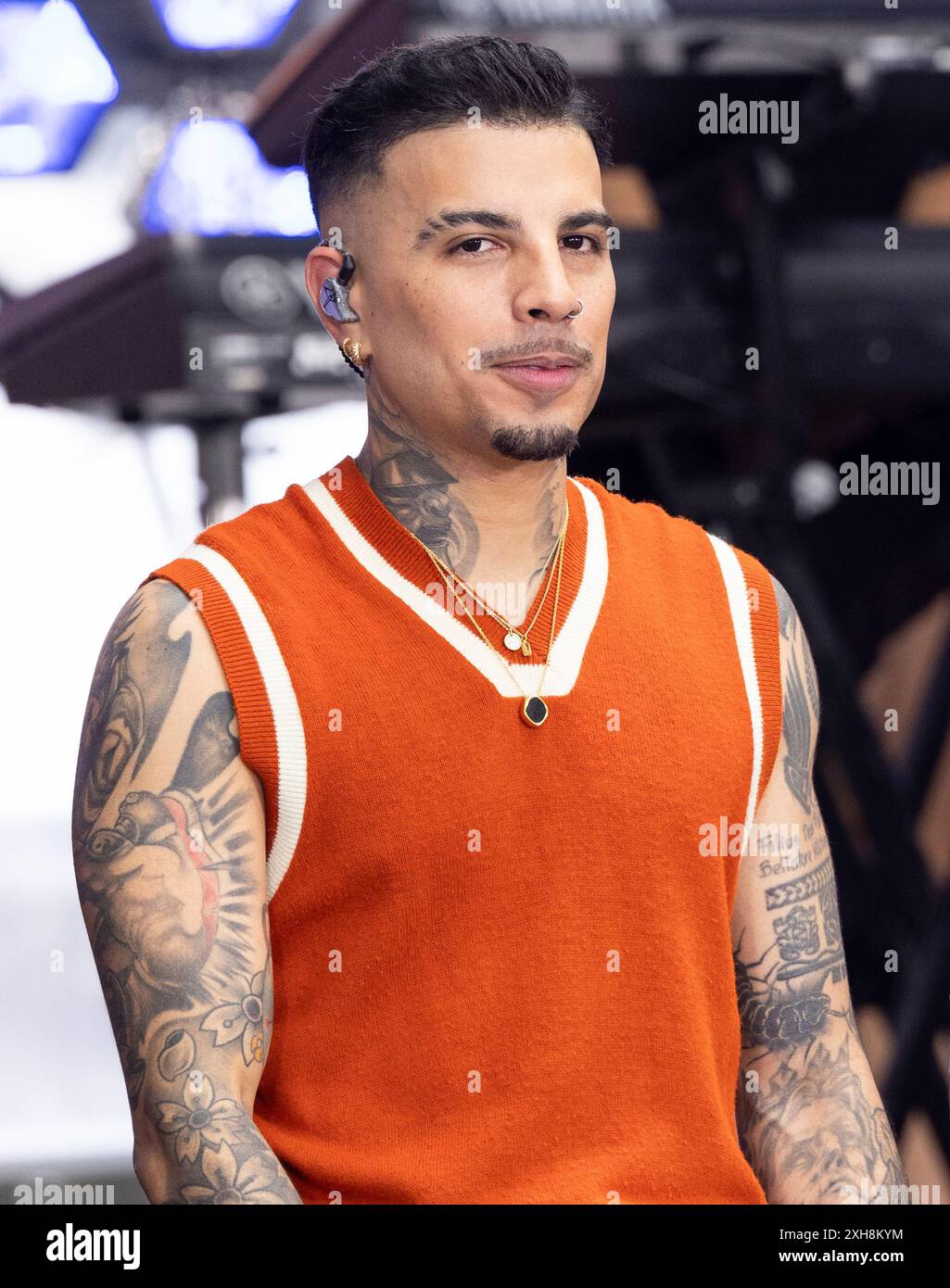 Puerto Rican singer Rauw Alejandro performs on NBC's Today show at ...