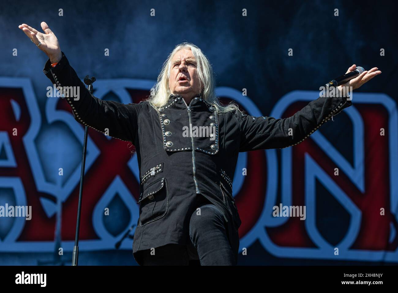 Biff Byford of Saxon live at Tons of Rock 2024 Stock Photo - Alamy