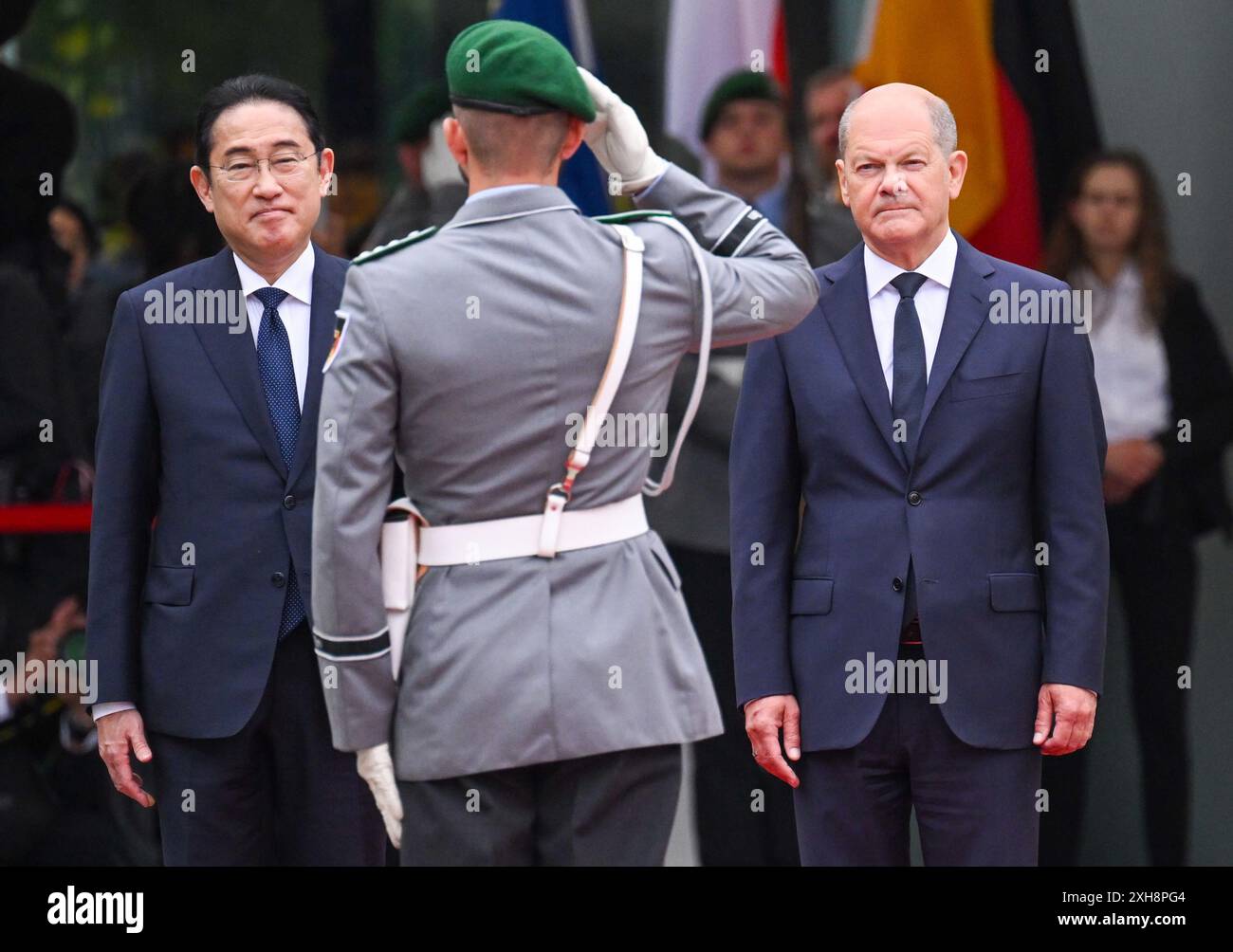 Berlin, Germany. 12th July, 2024. Fumio Kishida, Prime Minister of ...