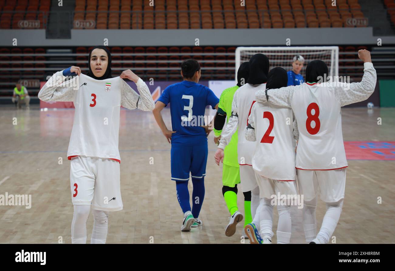 Lanzhou, China's Gansu Province. 12th July, 2024. Mobina Mollaaghaei ...