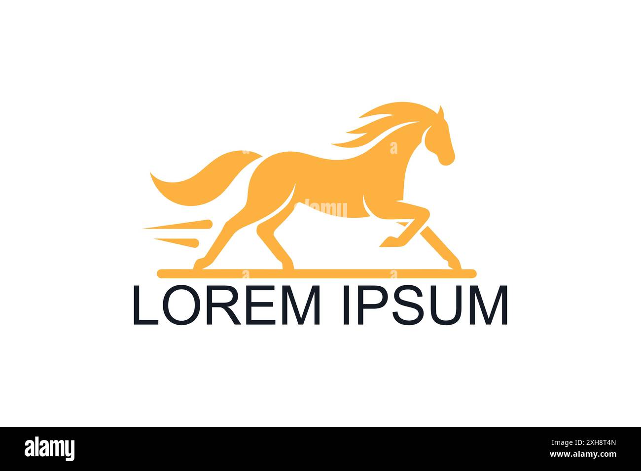 Horse branding with symbol Stock Vector Images - Alamy