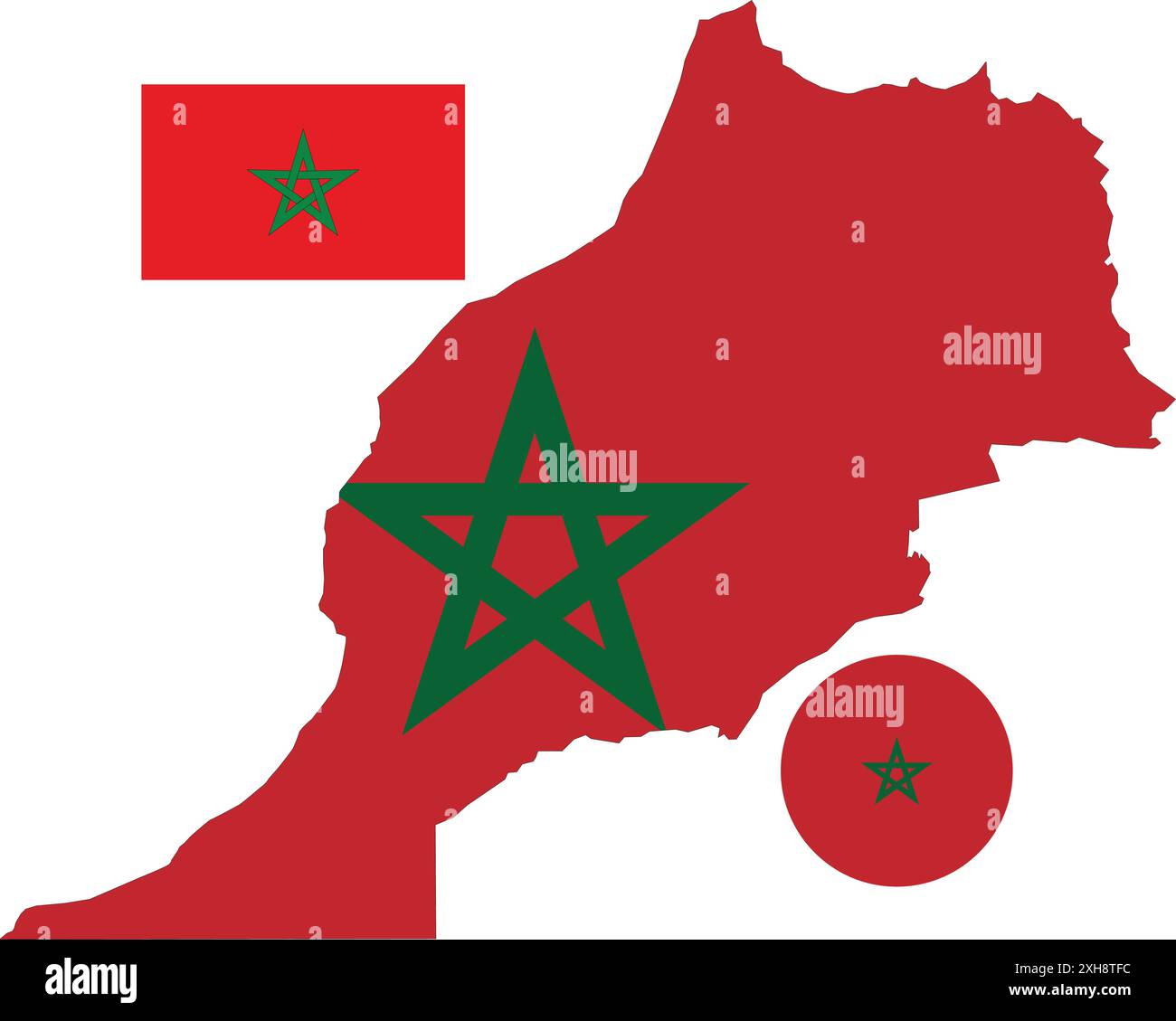 Monaco Map and Flag Stock Vector Image & Art - Alamy