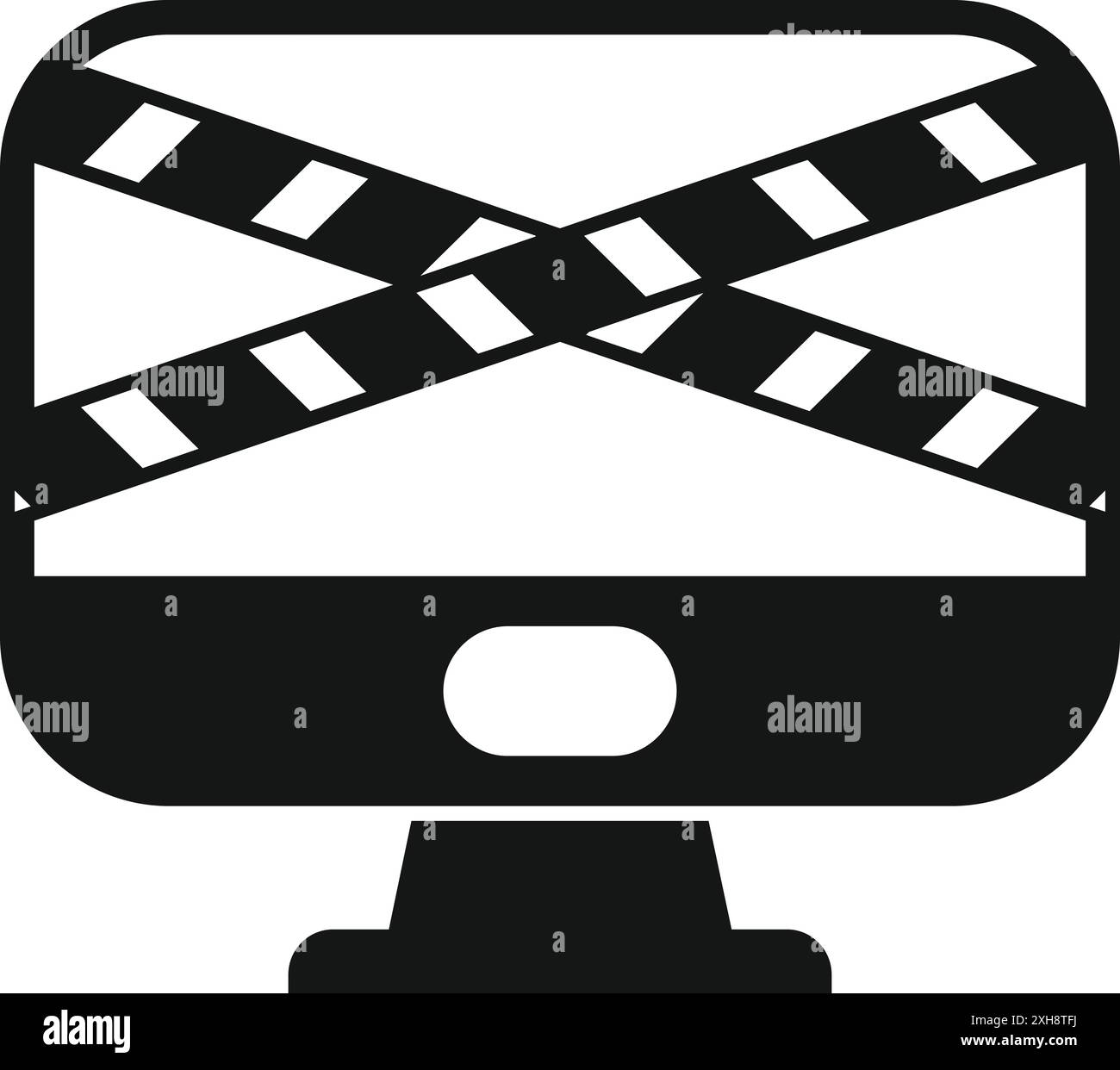 Crossed strips Black and White Stock Photos & Images - Alamy