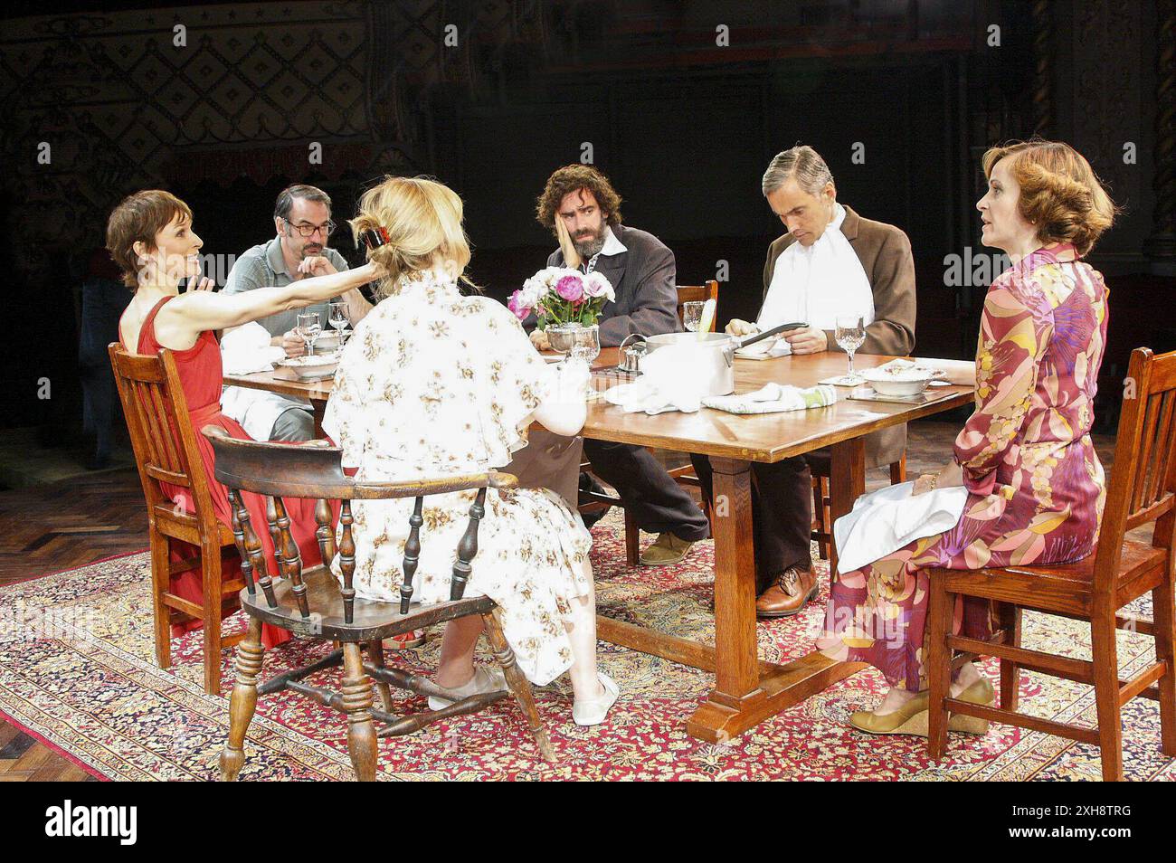 clockwise from front left: Amelia Bullmore (Ruth), Paul Ritter (Reg ...