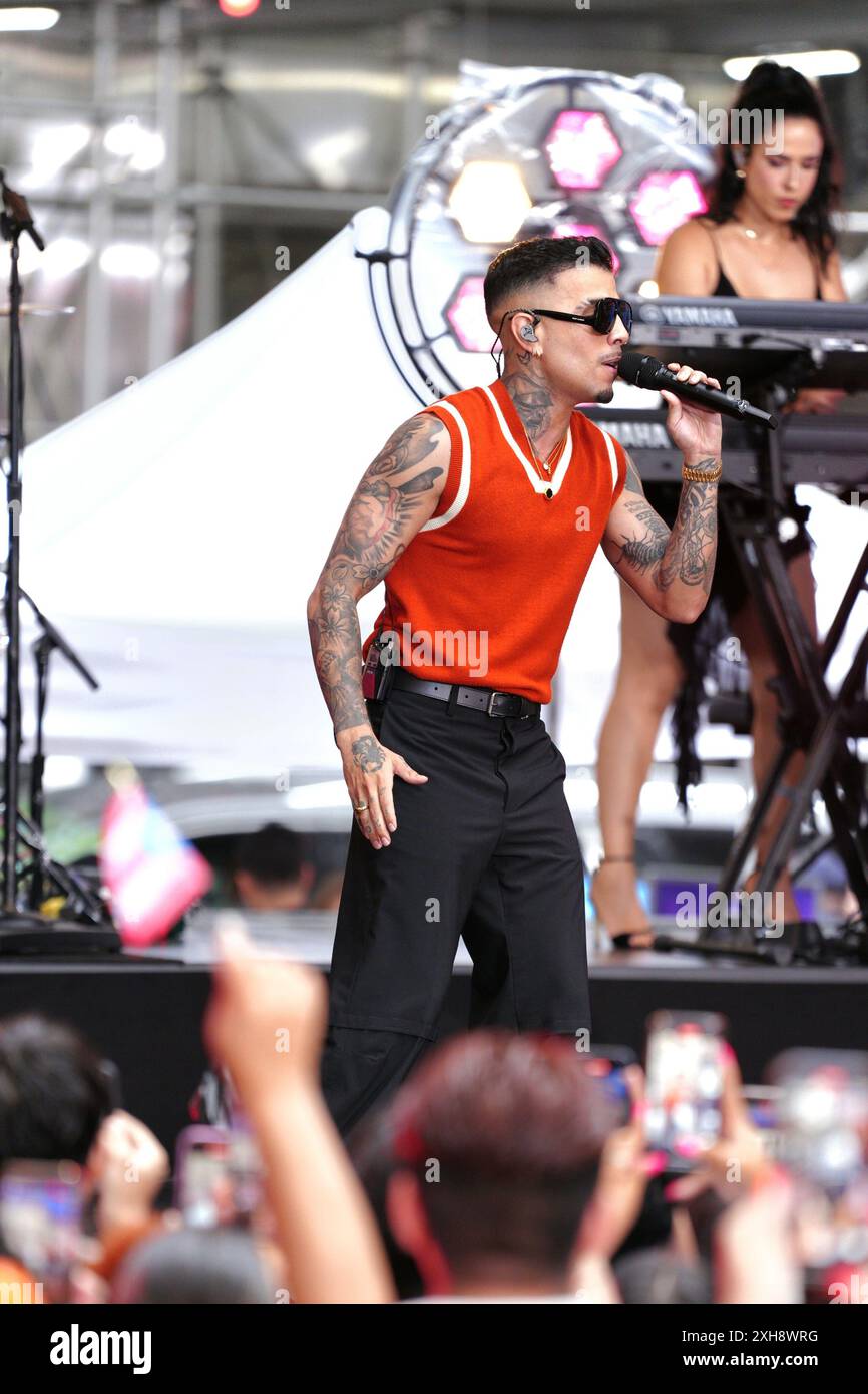 July 12, 2024, Newyork, New York, USA: (NEW) ''Rauw Alejandro Performed ...