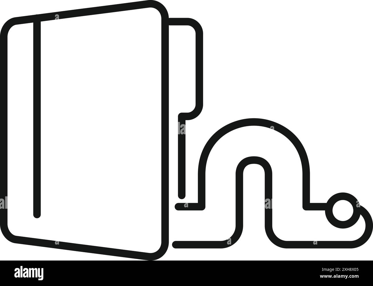 Data phishing stealing confidential information from folder icon Stock ...