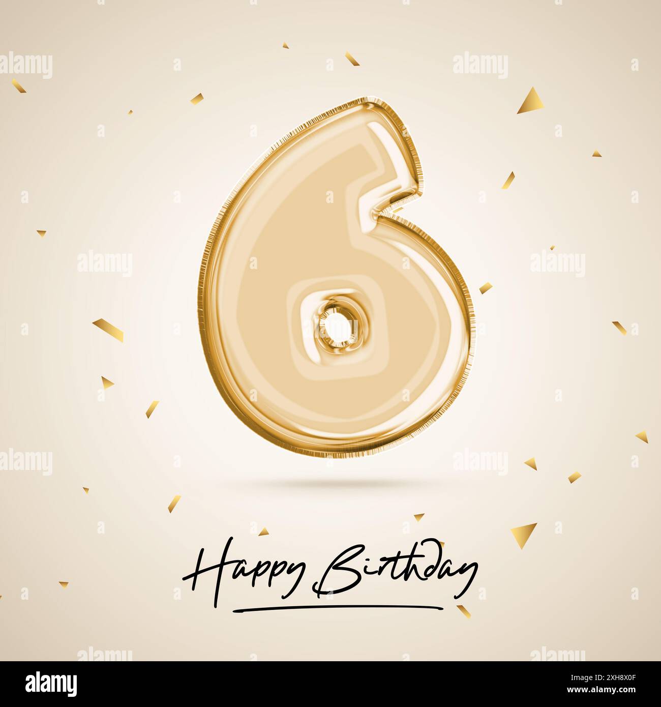 Celebrating a six years anniversary. Birthday number 6 black balloon ...