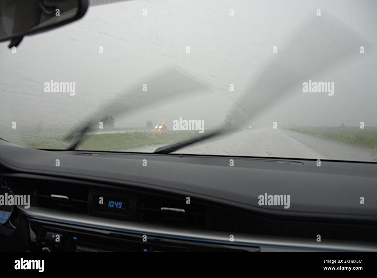 PLYMOUTH COUNTY/IOWA /USA- Thunder and lightening storn in Ioaw state ...