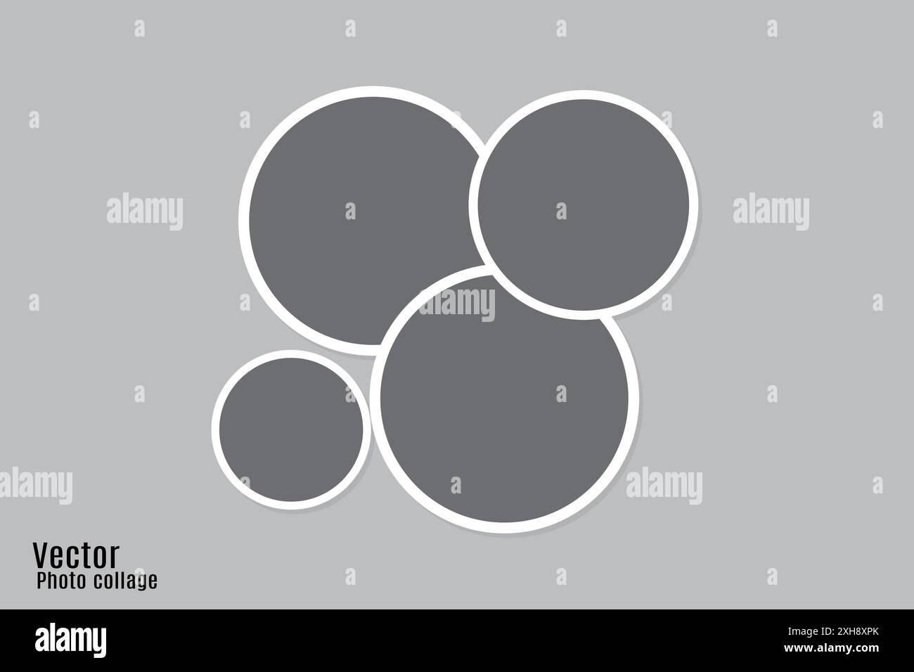 Photo collage banner template Stock Vector Images - Alamy