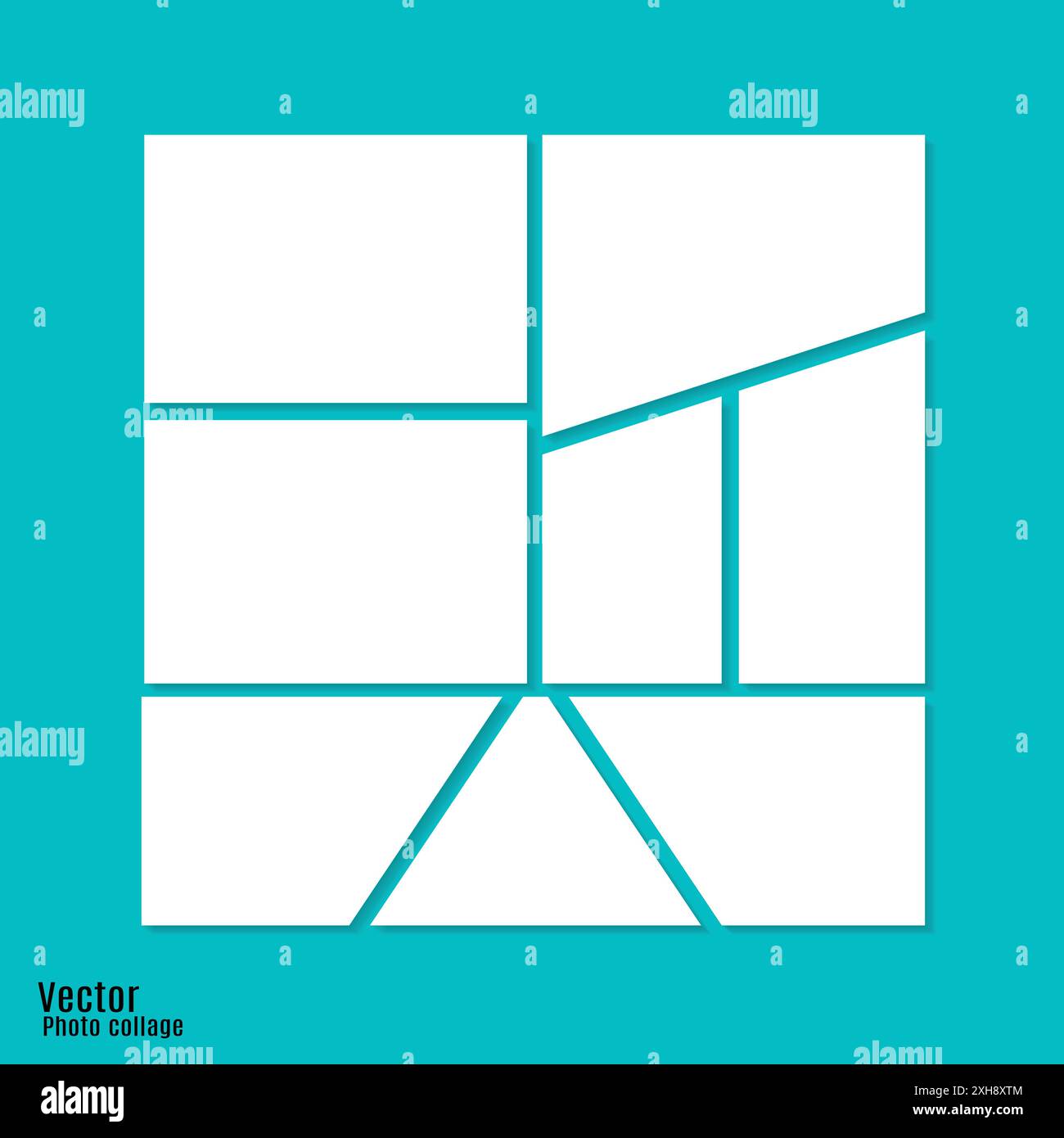 Composite photo collage template Stock Vector Images - Alamy