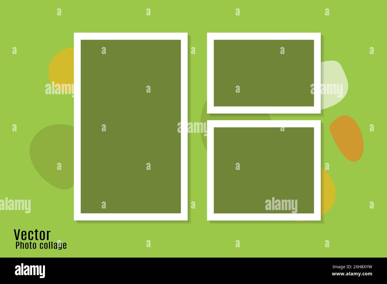 photo collage template vector illustration Stock Vector Image & Art - Alamy