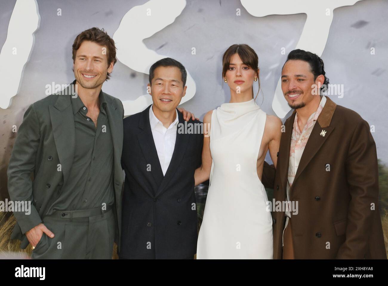 Los Angeles, USA. 12th July, 2024. Glen Powell, Lee Isaac Chung, Daisy ...