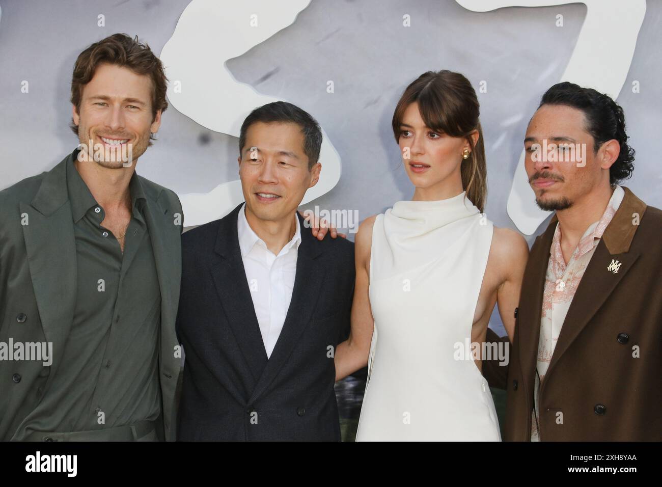 Los Angeles, USA. 12th July, 2024. Glen Powell, Lee Isaac Chung, Daisy ...