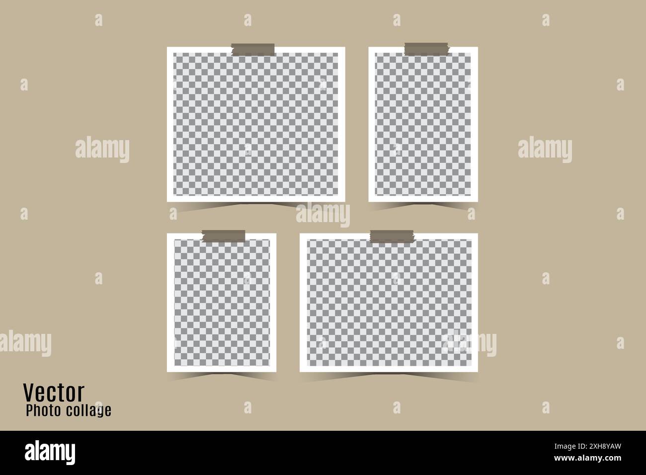 Composite photo collage template Stock Vector Images - Alamy