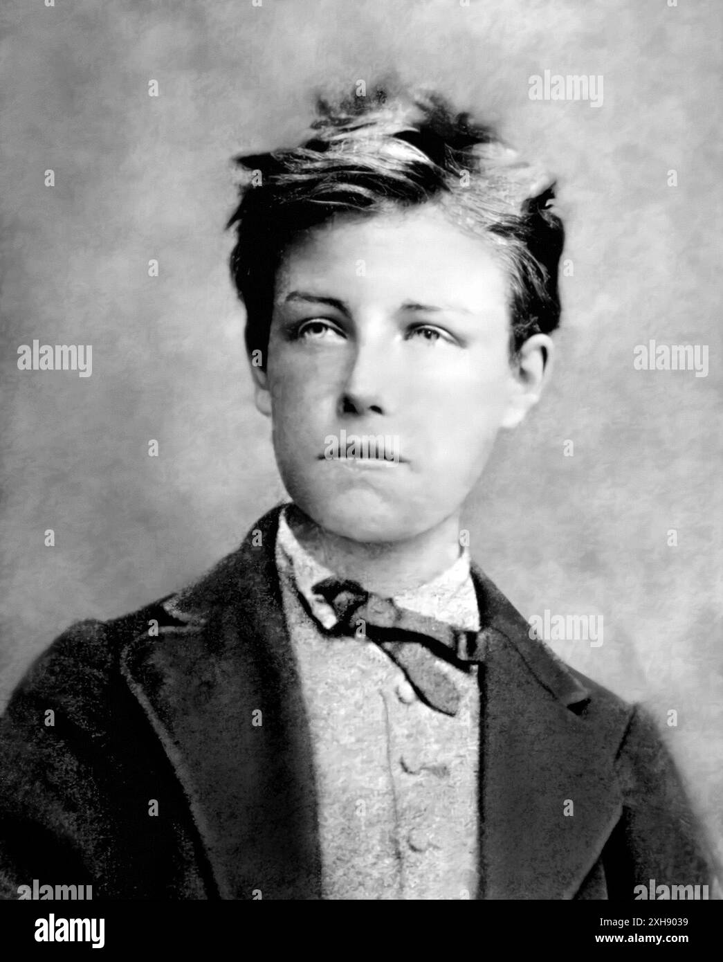 Arthur Rimbaud. Portrait of the French poet, Jean Nicolas Arthur Rimbaud (1854-1891) c. 1871/2 ...