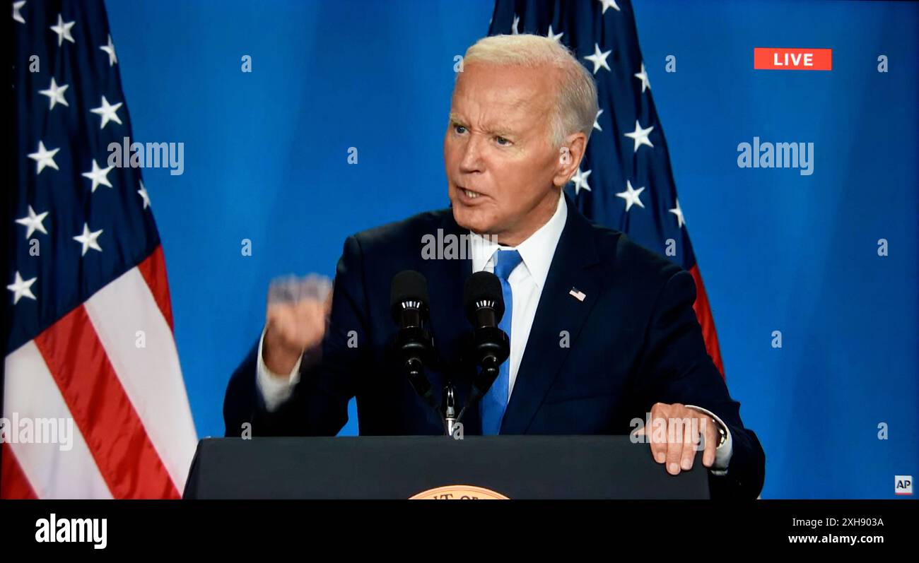 A computer screenshot of Associated Press live streaming of U.S ...