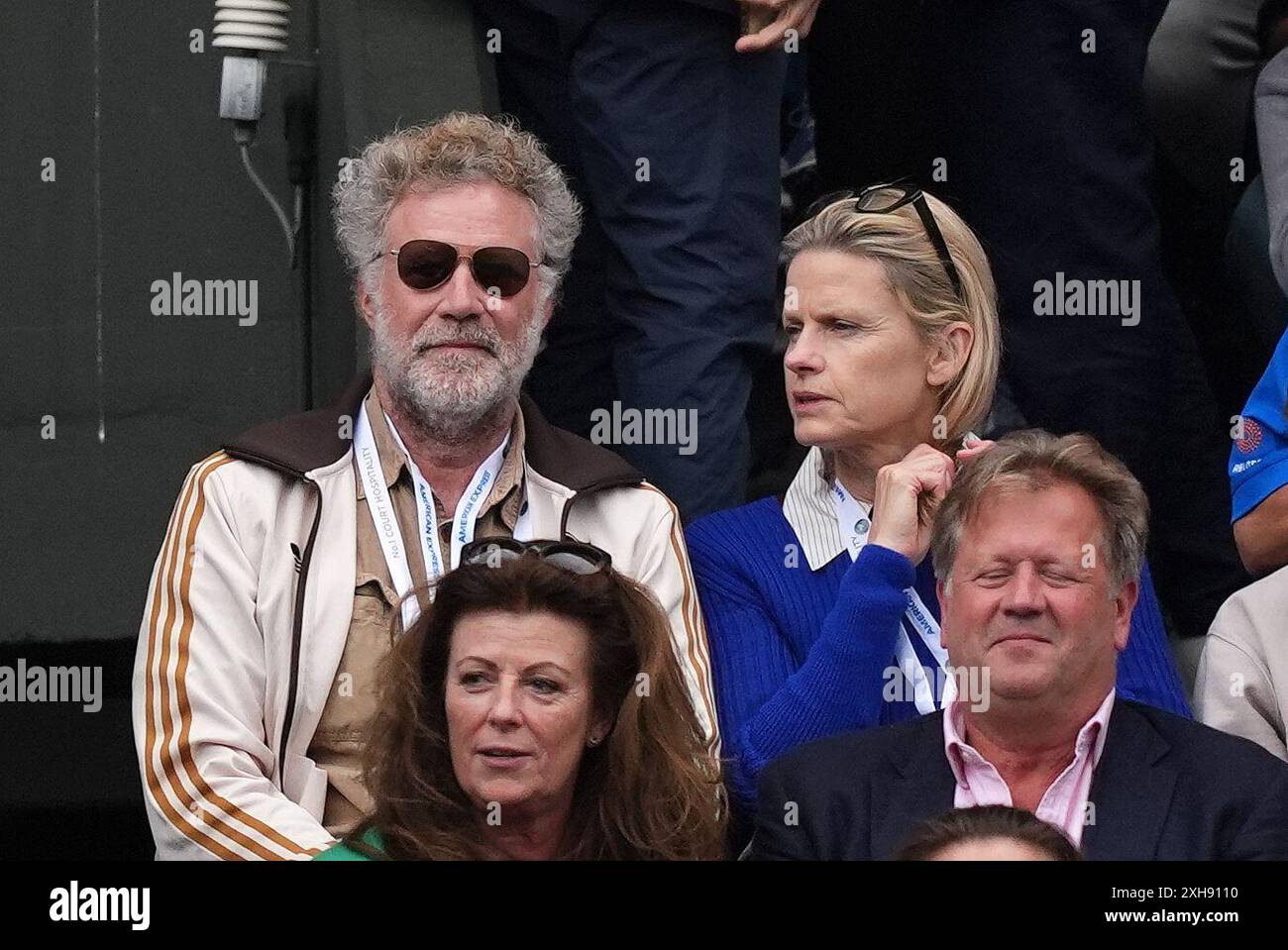 Will Ferrell and Viveca Paulin in attendance at centre count on day ...