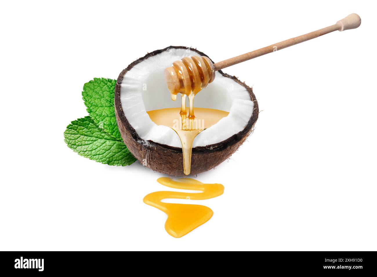 Coconut and honey Cut Out Stock Images & Pictures - Alamy