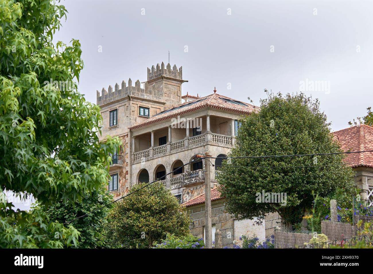 a traditional Galician manor house, or "pazo," located in Ramallosa ...
