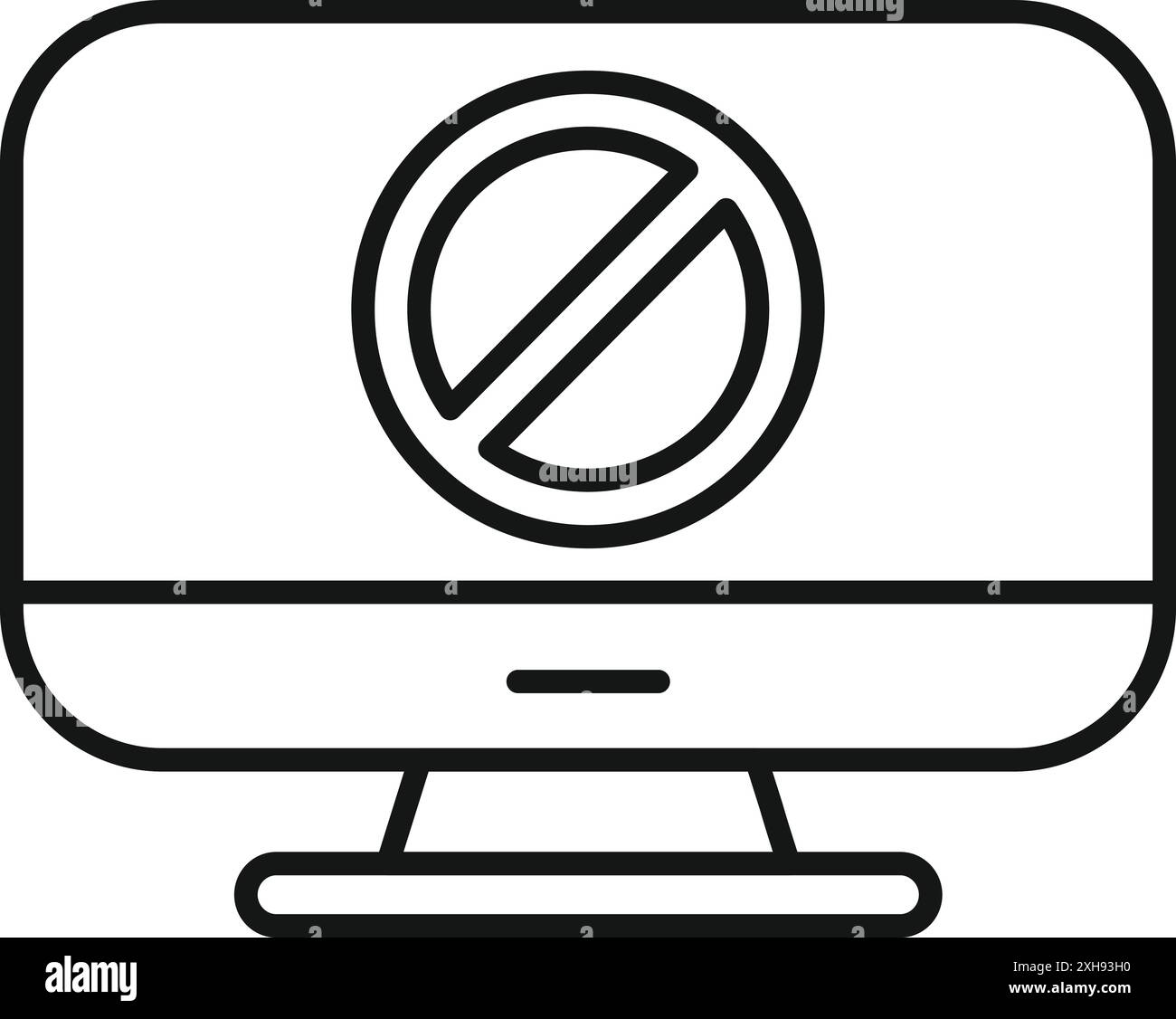 Computer problem cybercrime warning Black and White Stock Photos & Images - Alamy
