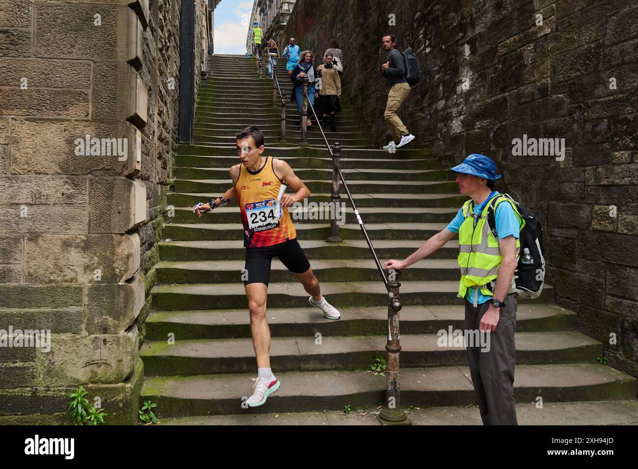 Edinburgh Scotland, UK 12 July 2024. World Orienteering Championship takes place in the City ...
