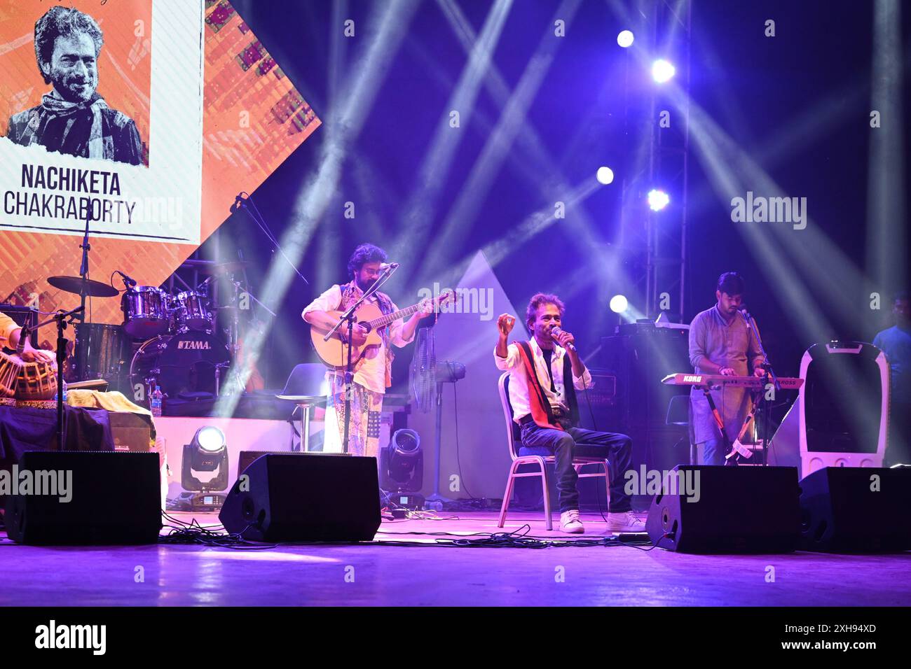 Dhaka, Bangladesh. 12th July, 2024. Indian Famous Singer Nachiketa ...
