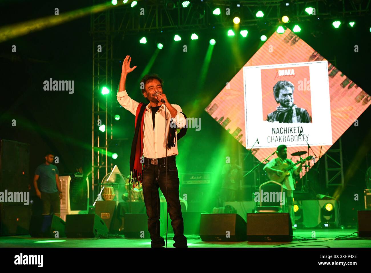 Dhaka, Bangladesh. 12th July, 2024. Indian Famous Singer Nachiketa ...